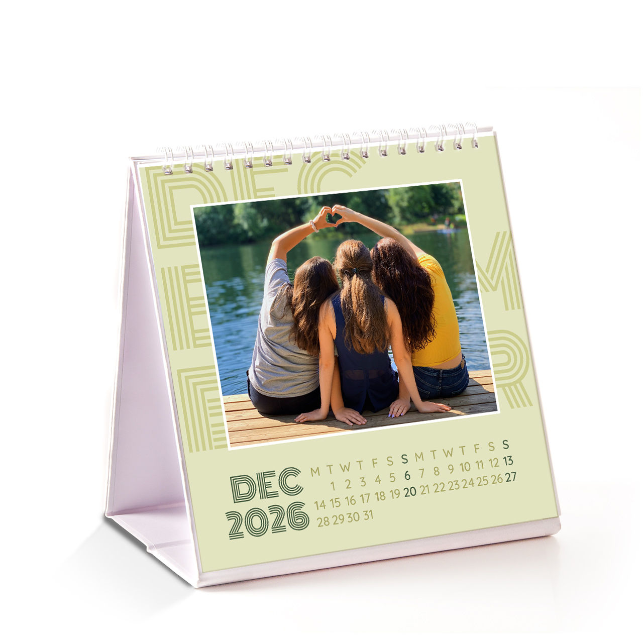Love & Life Custom Desktop Calendar (6x6) | Zoomin