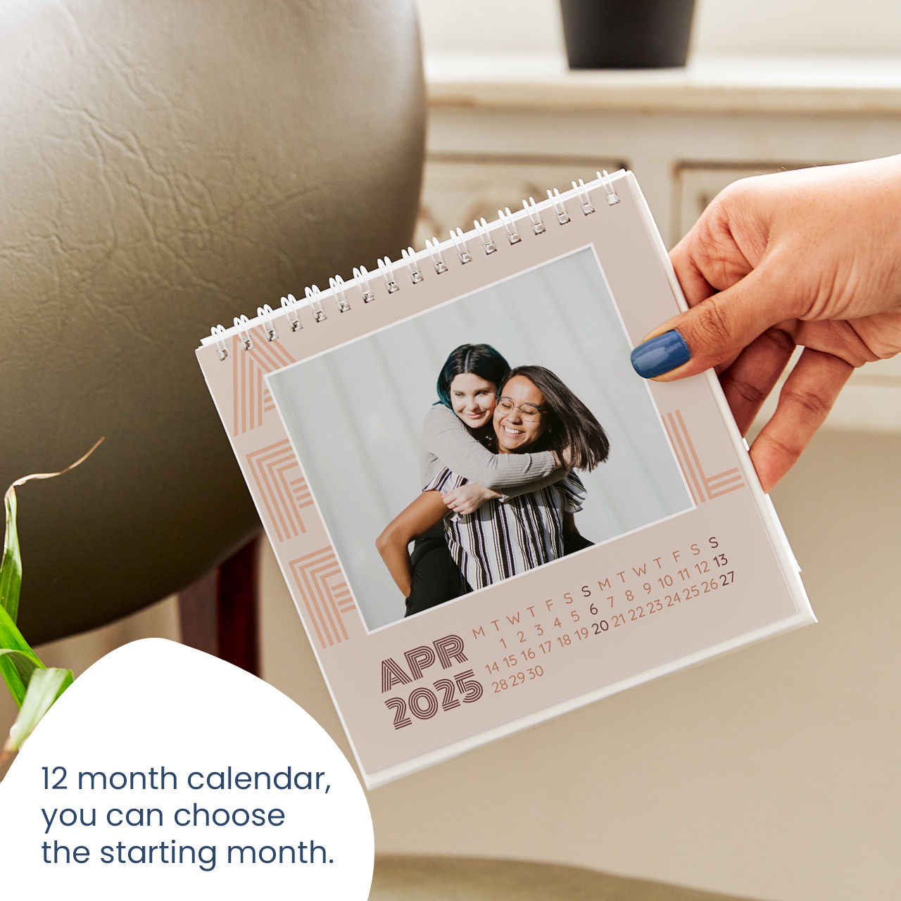Love & Life Custom Desktop Calendar (6x6) | Zoomin