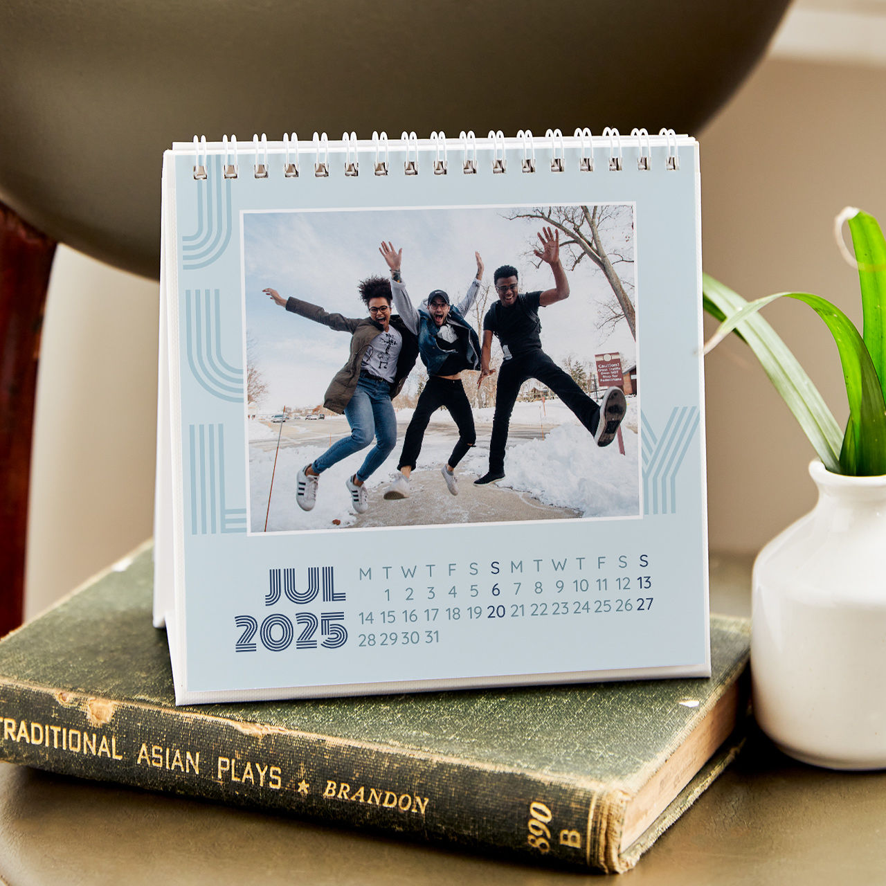 Love & Life Custom Desktop Calendar (6x6) | Zoomin