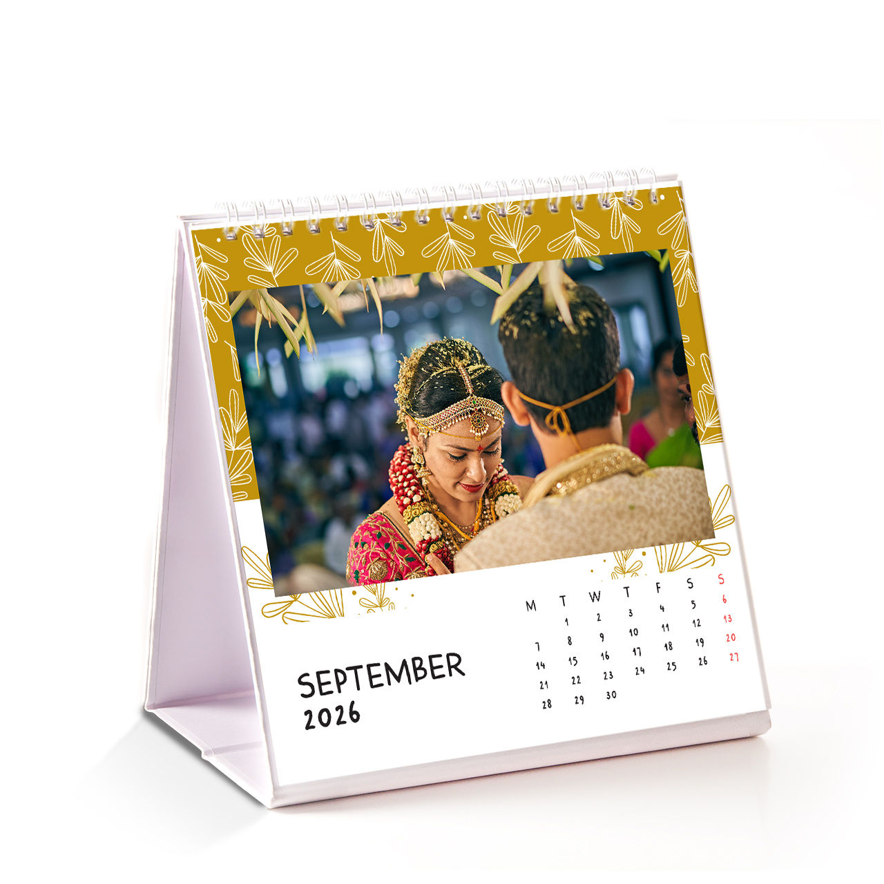 The Golden Story Custom Desktop Calendar (6x6) | Zoomin