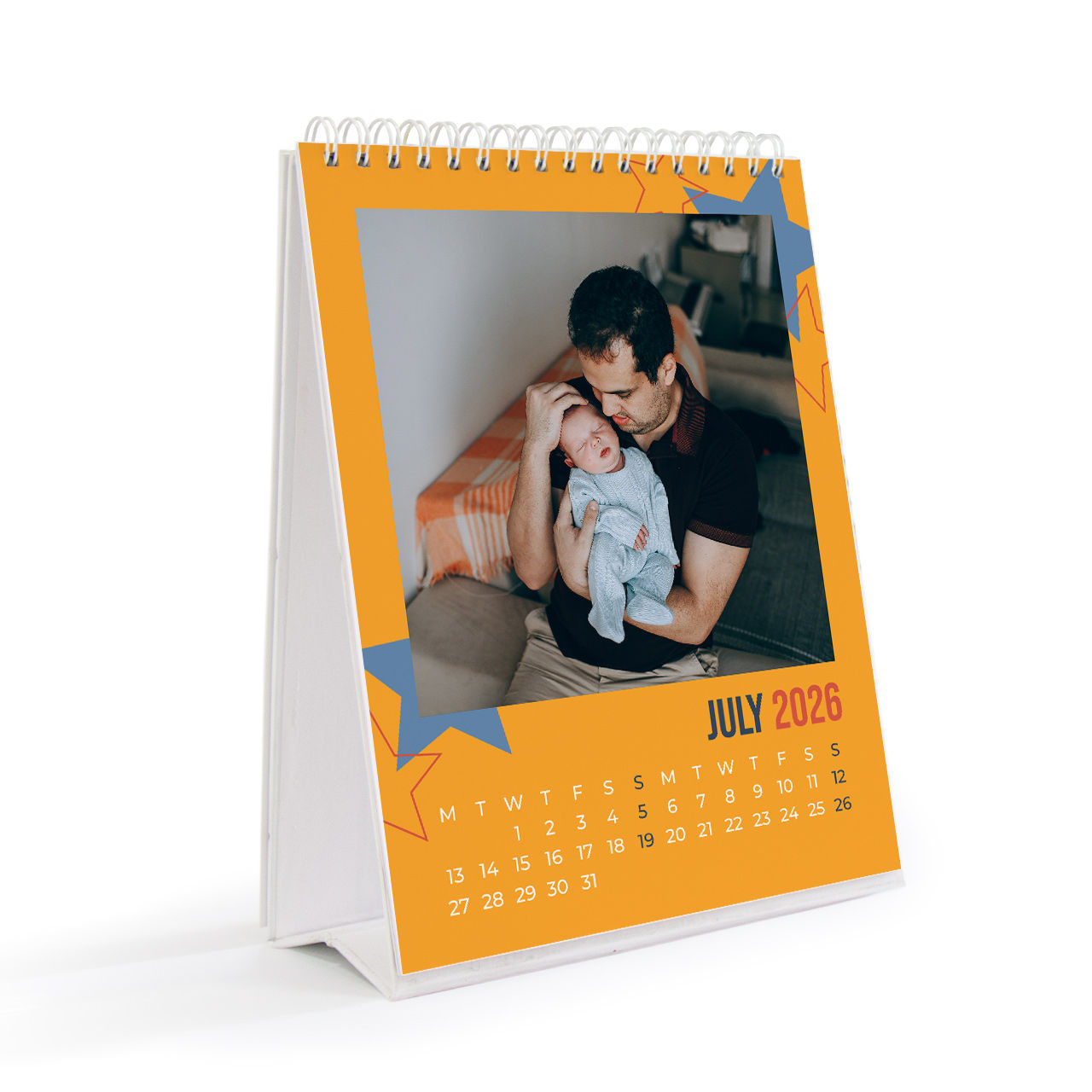 6x8 Desktop Calendar 2025 - 6x8 Customized Photo Calendar