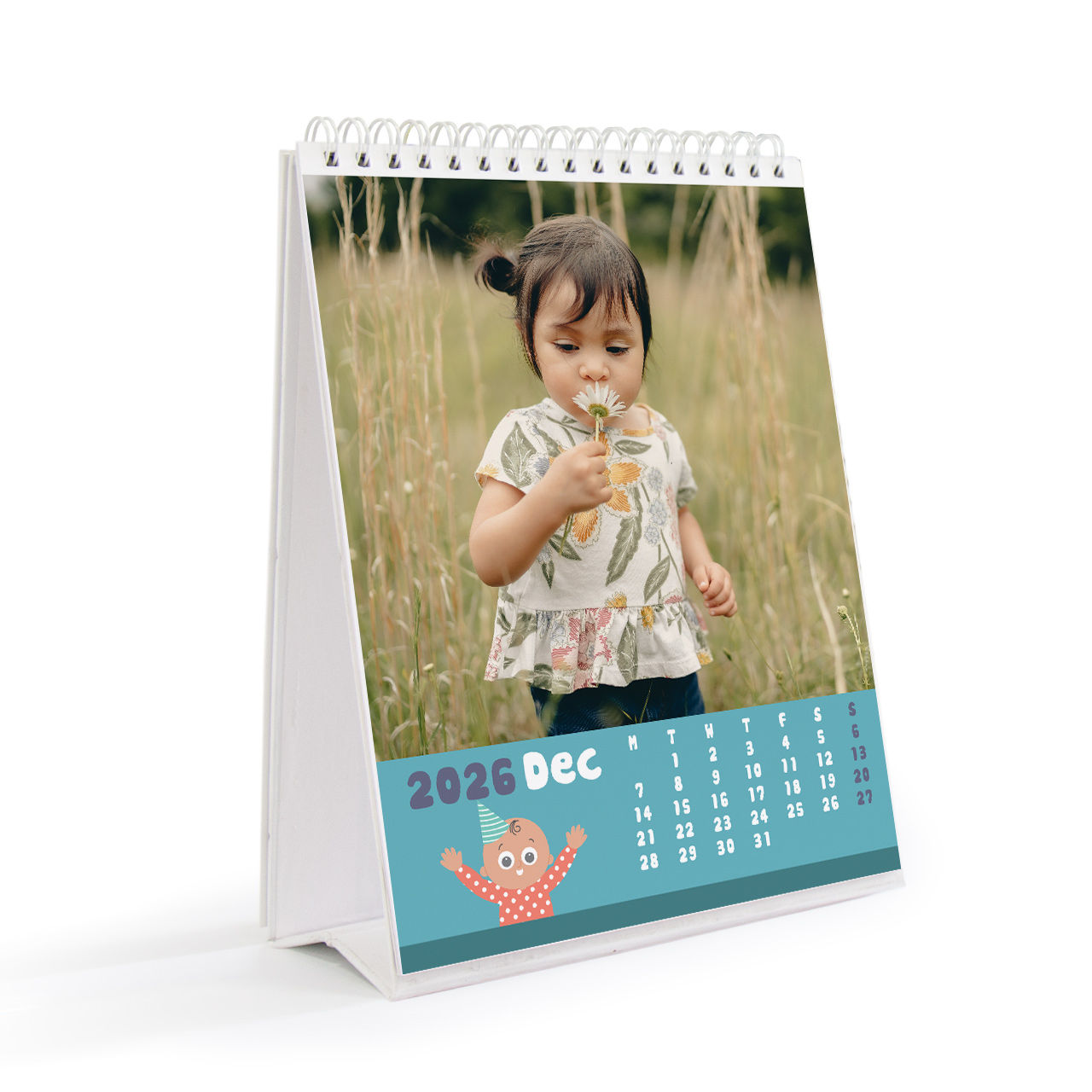 Childhood Memories Custom Desktop Calendar (6x8) | Zoomin