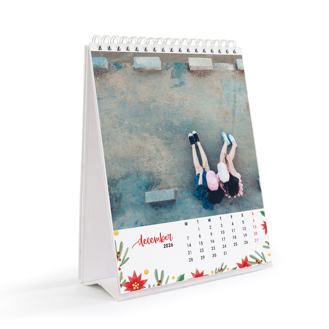 Floral Moments Custom Desktop Calendar (6x8) | Zoomin