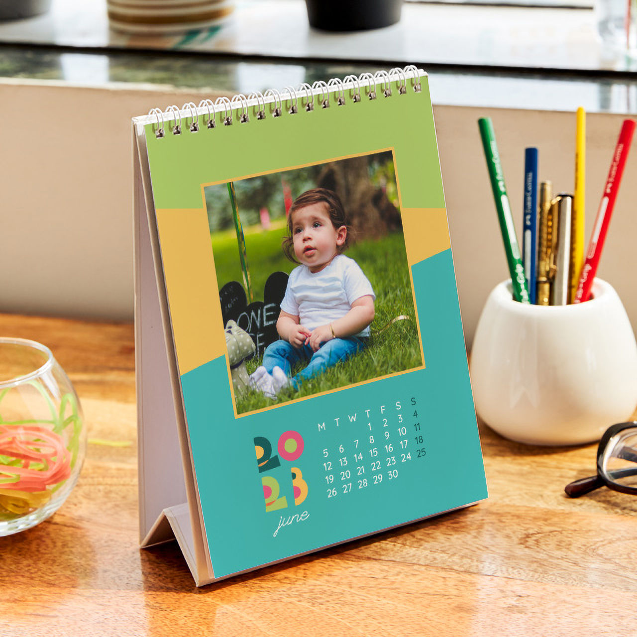 Funtastic Memories Custom Desktop Calendar (6x8) | Zoomin