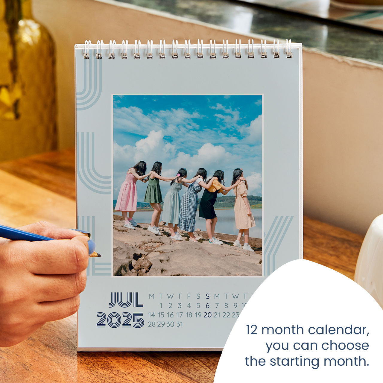 Love & Life Custom Desktop Calendar (6x8) | Zoomin