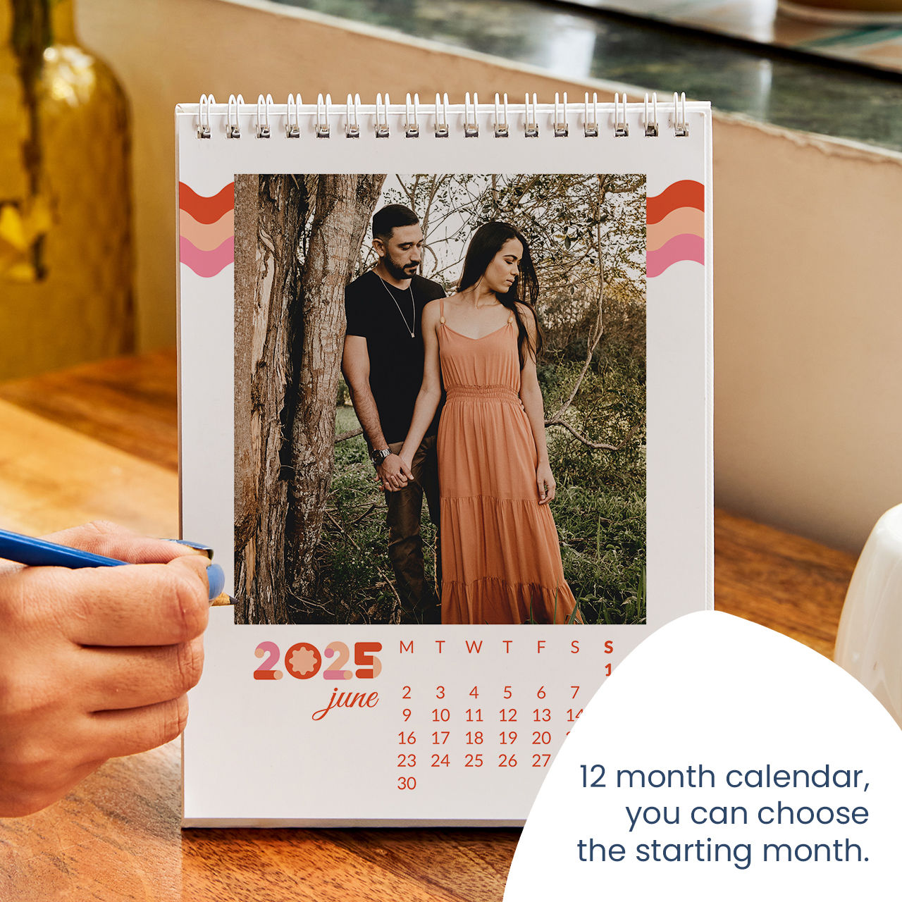 Love Is Forever Custom Desktop Calendar (6x8) | Zoomin