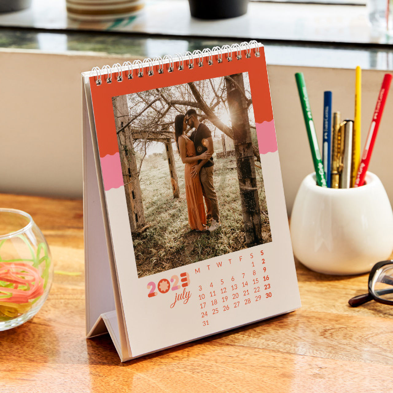 Love Is Forever Custom Desktop Calendar (6x8) | Zoomin