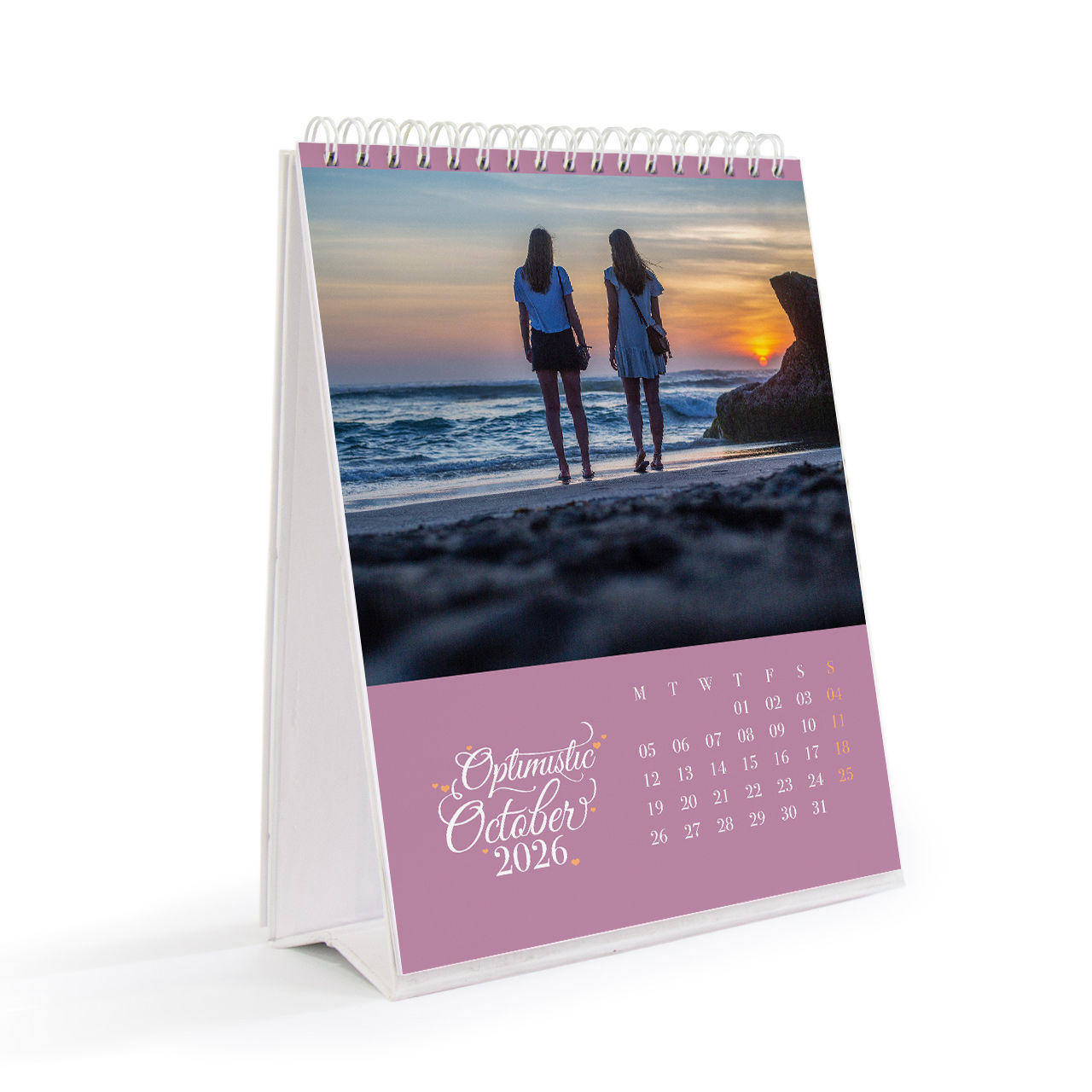 6x8 Desktop Calendar 2025 - 6x8 Customized Photo Calendar