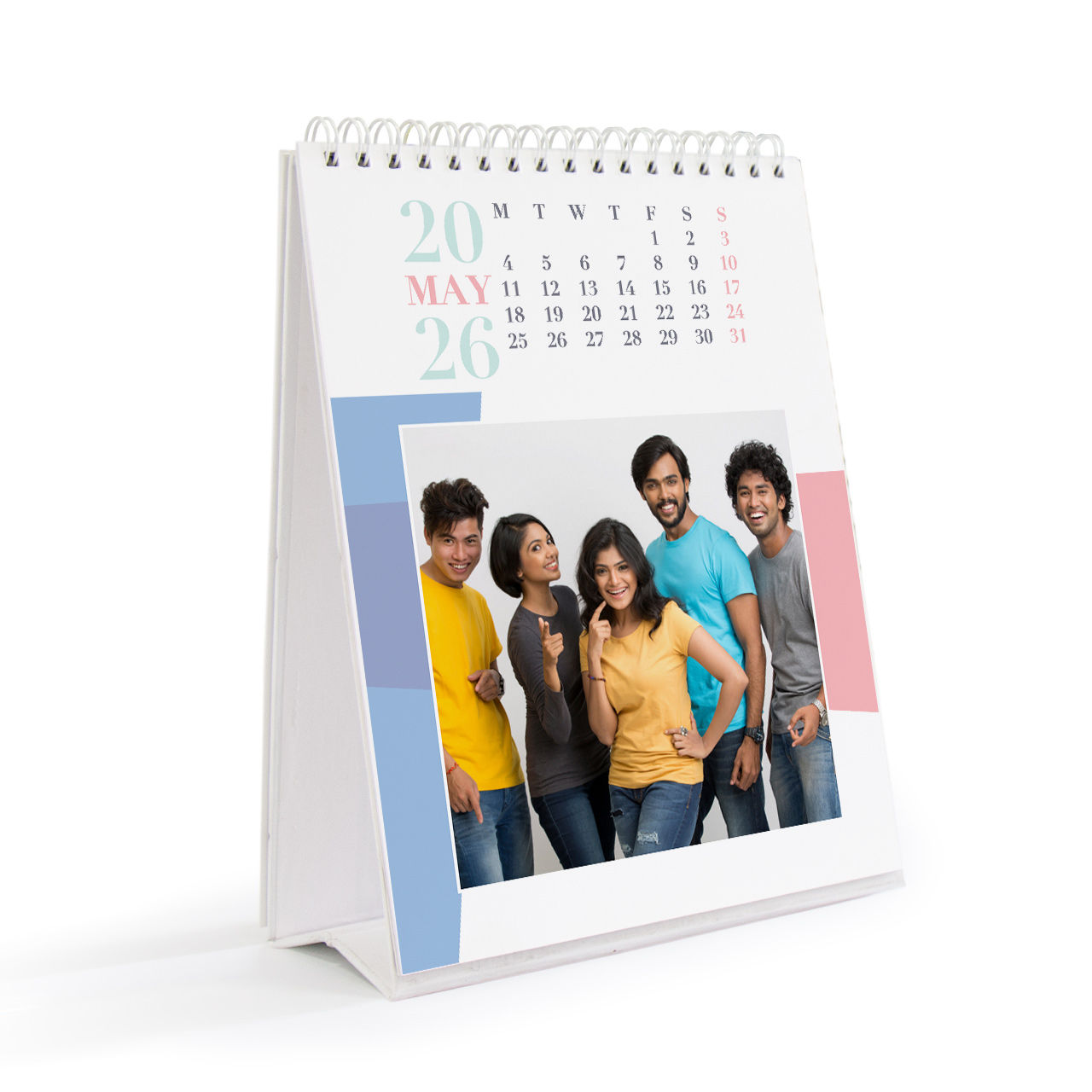 6x8 Desktop Calendar 2025 - 6x8 Customized Photo Calendar