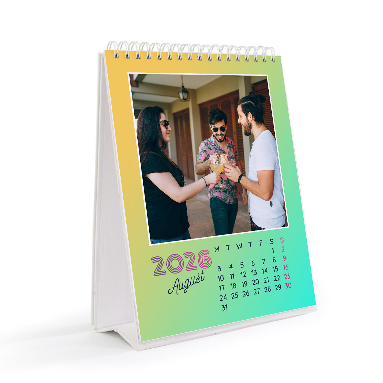 6x8 Desktop Calendar 2025 - 6x8 Customized Photo Calendar