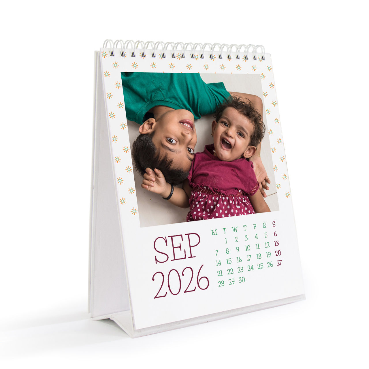 6x8 Desktop Calendar 2025 - 6x8 Customized Photo Calendar