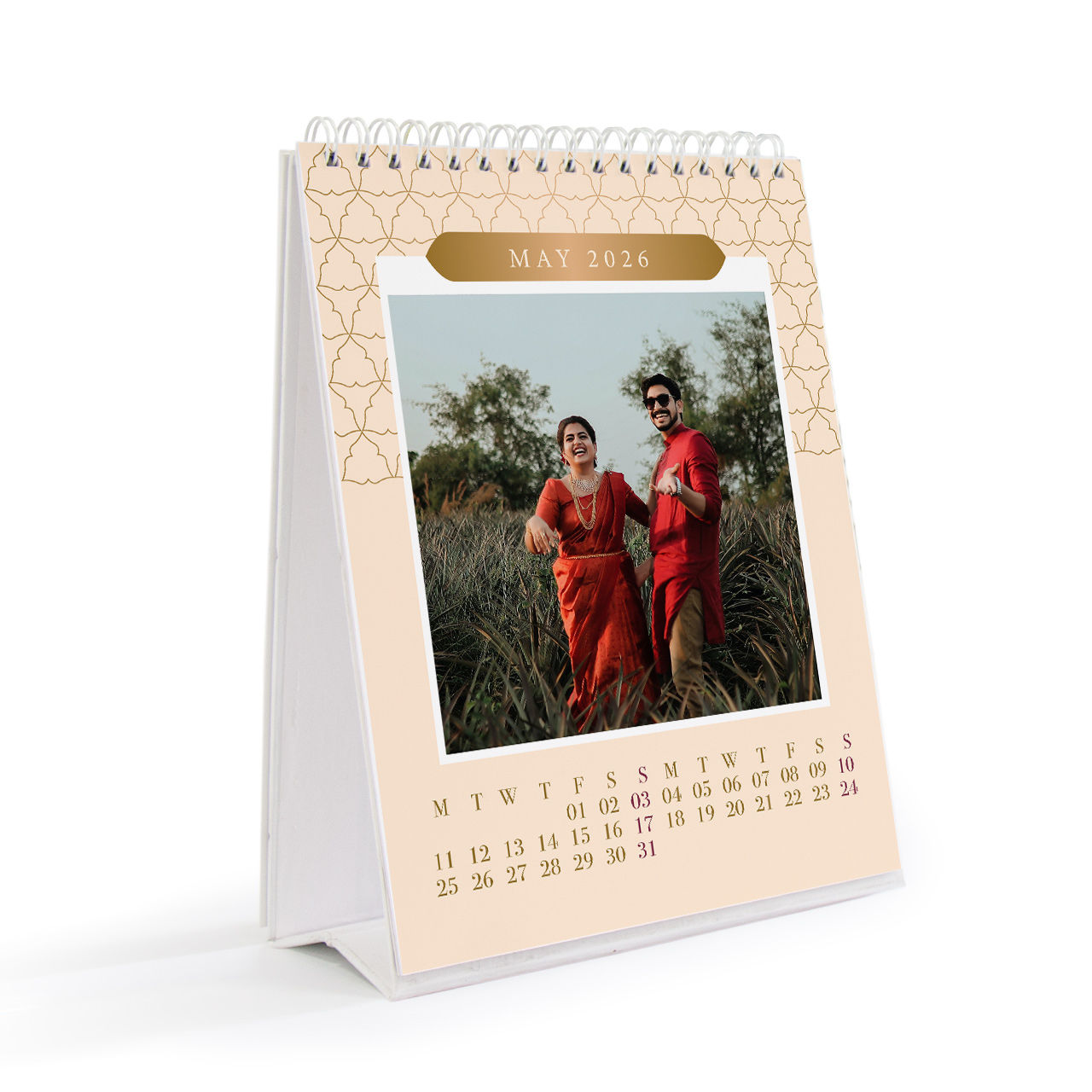 6x8 Desktop Calendar 2025 - 6x8 Customized Photo Calendar