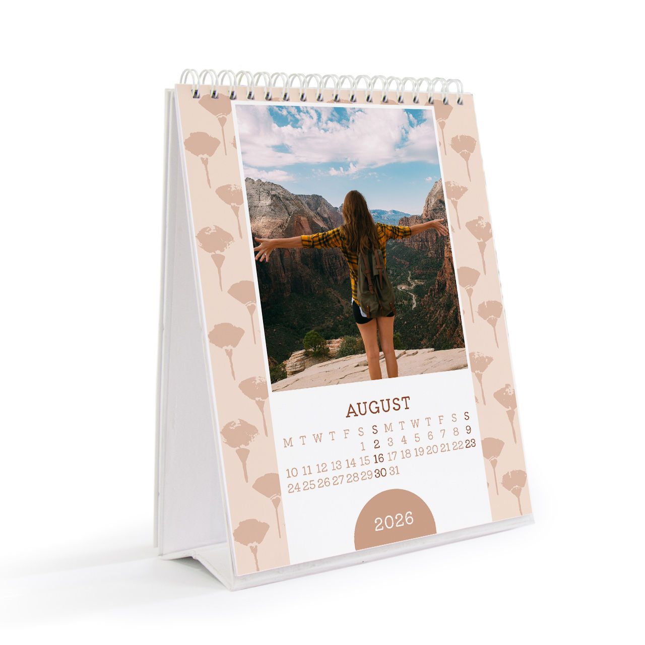 Travel Nature Love Custom Desktop Calendar (6x8) | Zoomin
