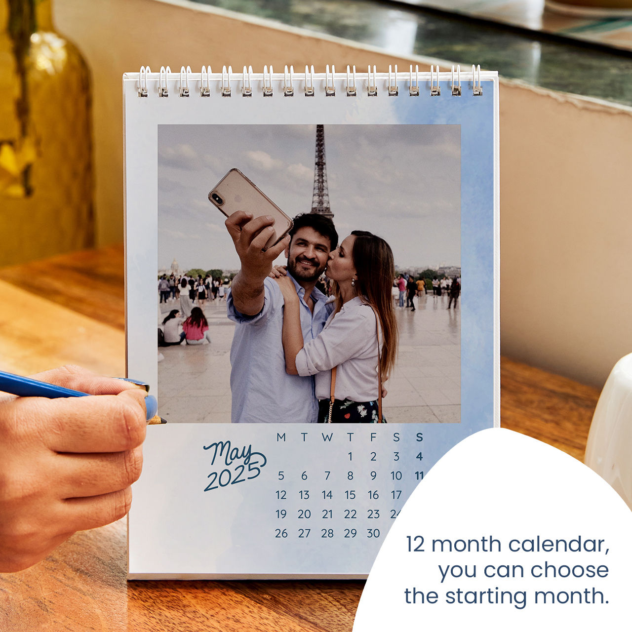 Vacay All Day Custom Desktop Calendar (6x8) | Zoomin