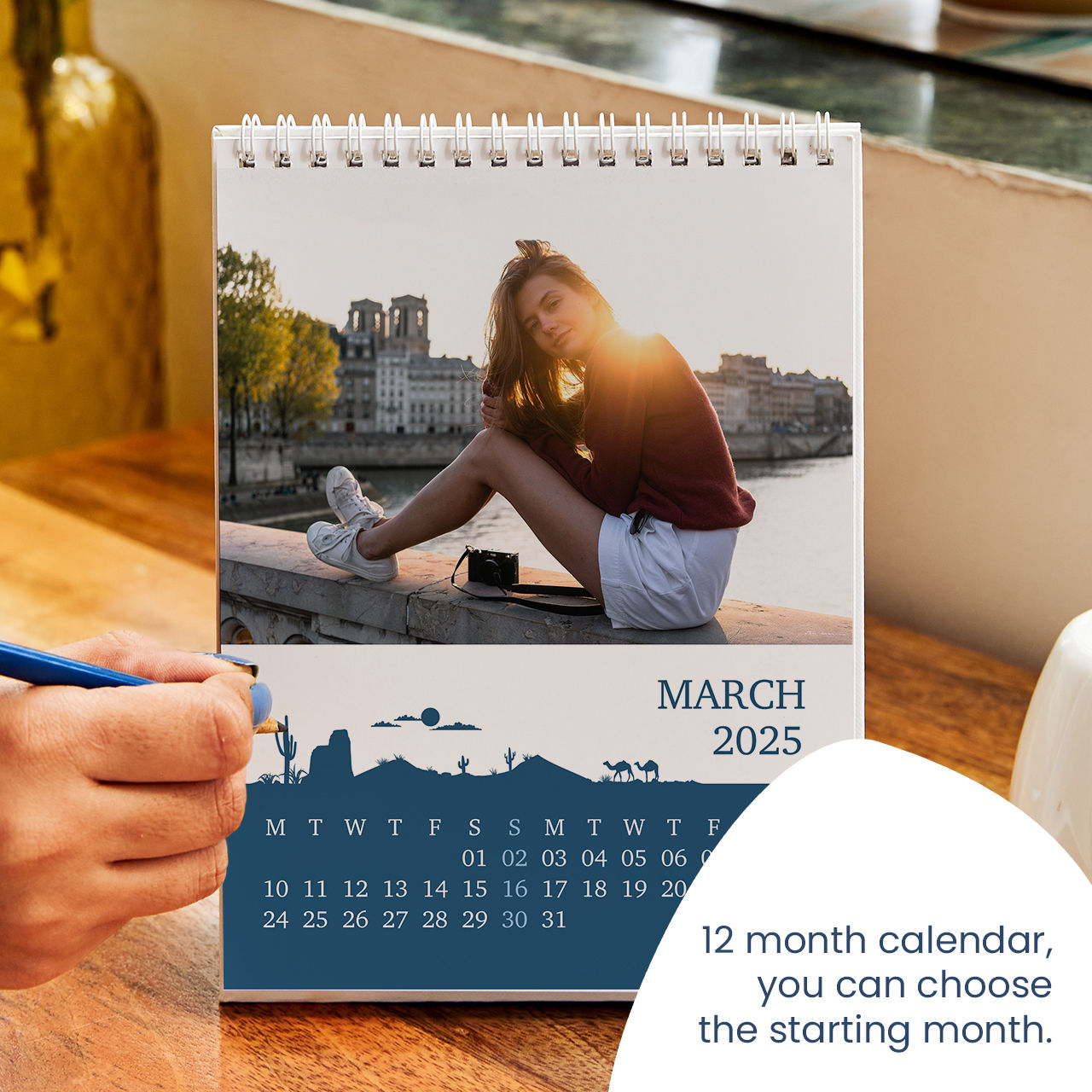 World Explorer Custom Desktop Calendar (6x8) | Zoomin