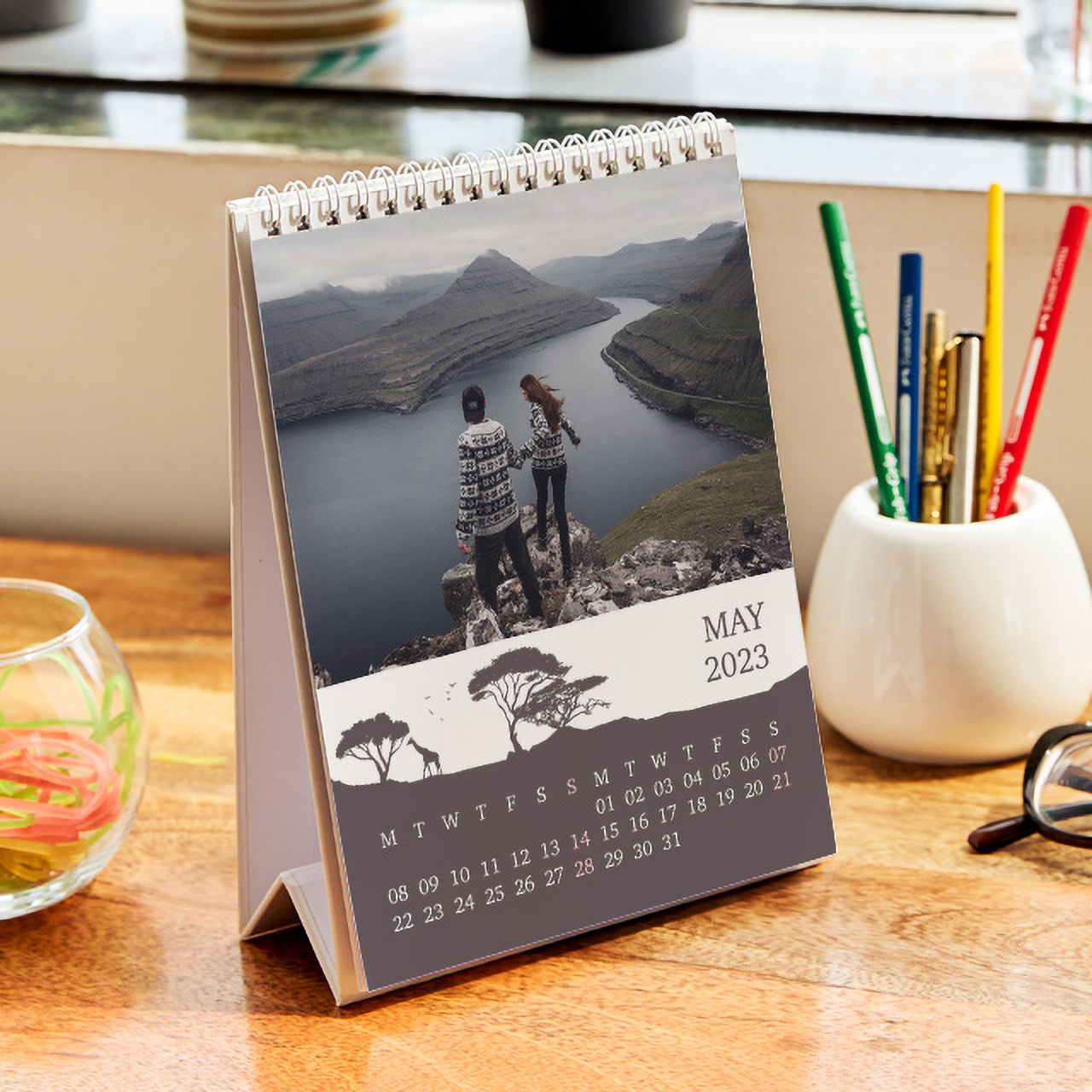 World Explorer Custom Desktop Calendar (6x8) | Zoomin