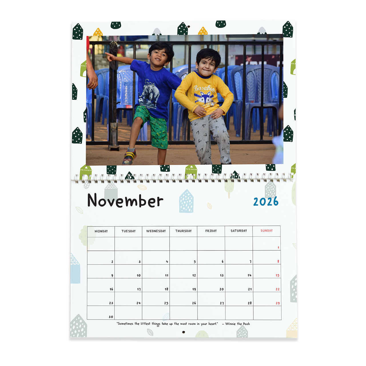 All Things Little Wall Mount landscape Calendar | Zoomin