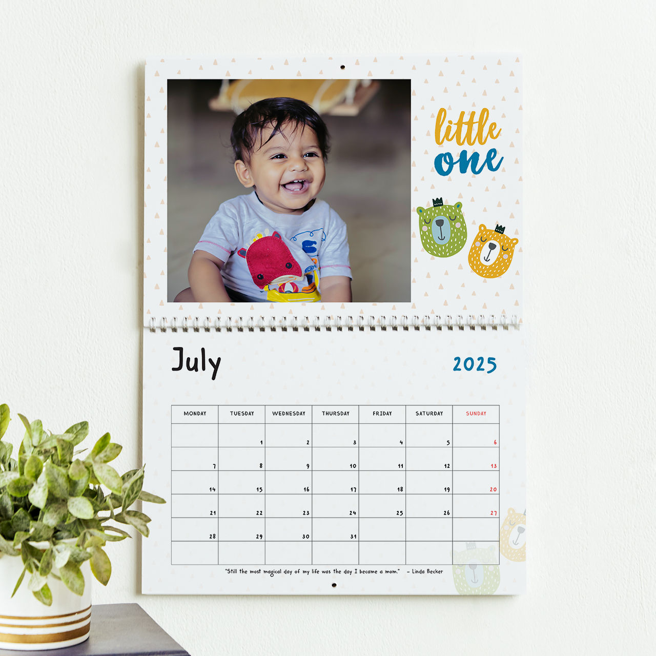 All Things Little Wall Mount landscape Calendar | Zoomin