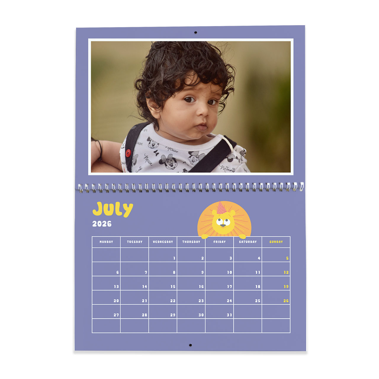 Wall Mounted Calendars 2024 - Custom Wall Photo Calendars Online | Zoomin