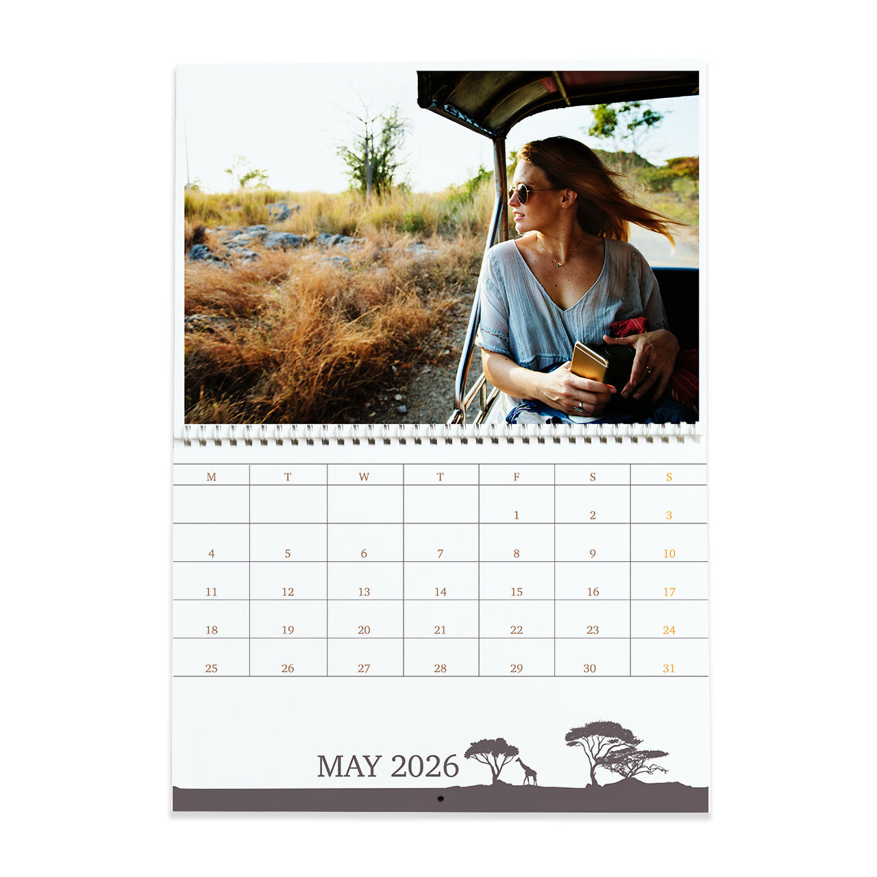 World Explorer Wall Mount landscape Calendar | Zoomin