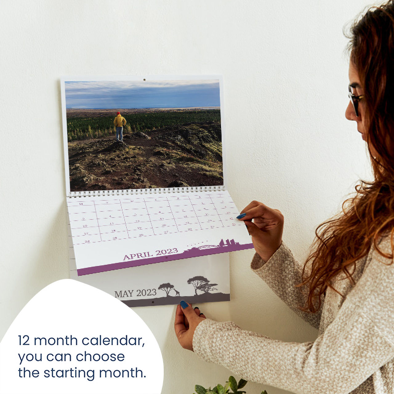 World Explorer Wall Mount landscape Calendar | Zoomin