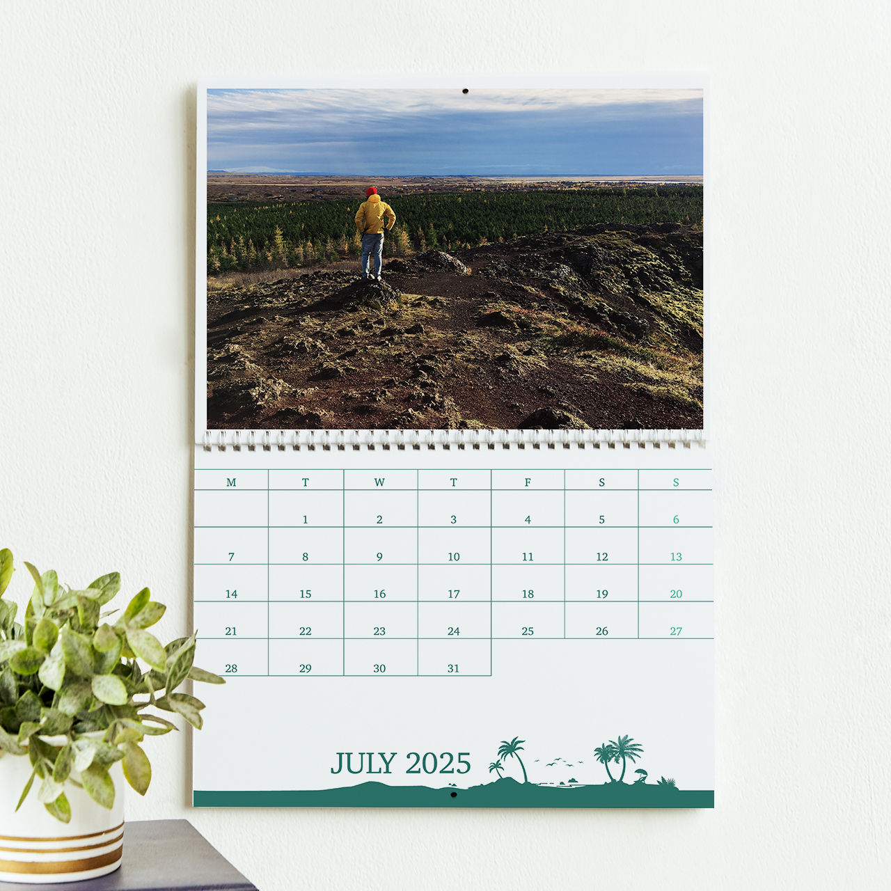 World Explorer Wall Mount landscape Calendar | Zoomin