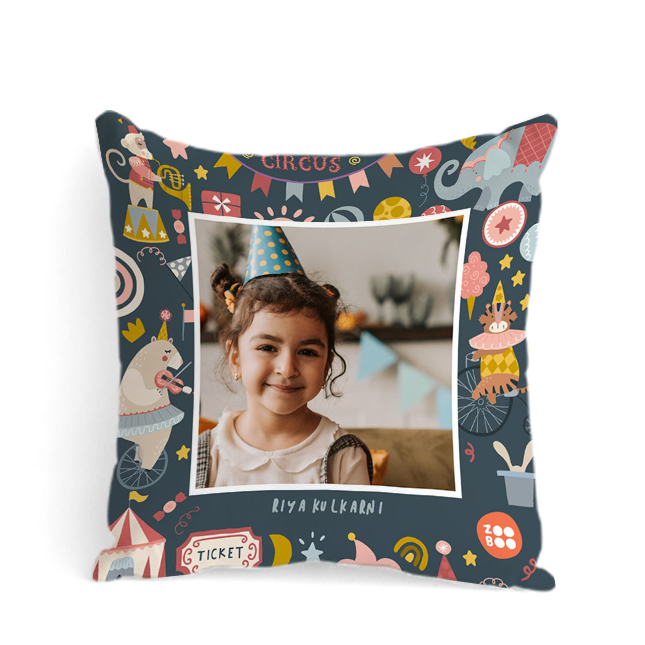 Personalized Photo Cushions - Cotton Photo Cushion Printing | Zoomin