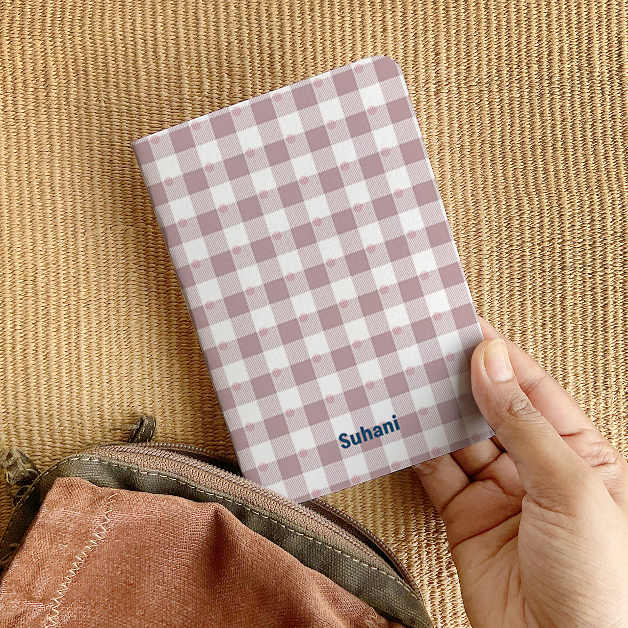 Chequered Custom Pocket Notebook | Zoomin