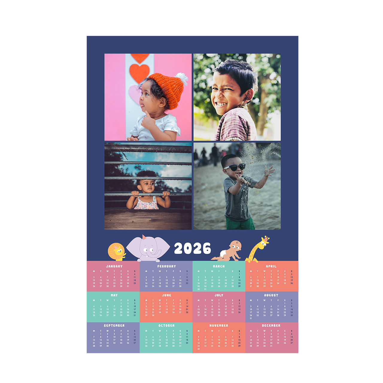 Poster Calendar 2025 - Customized Photo Calendar Posters Online | Zoomin