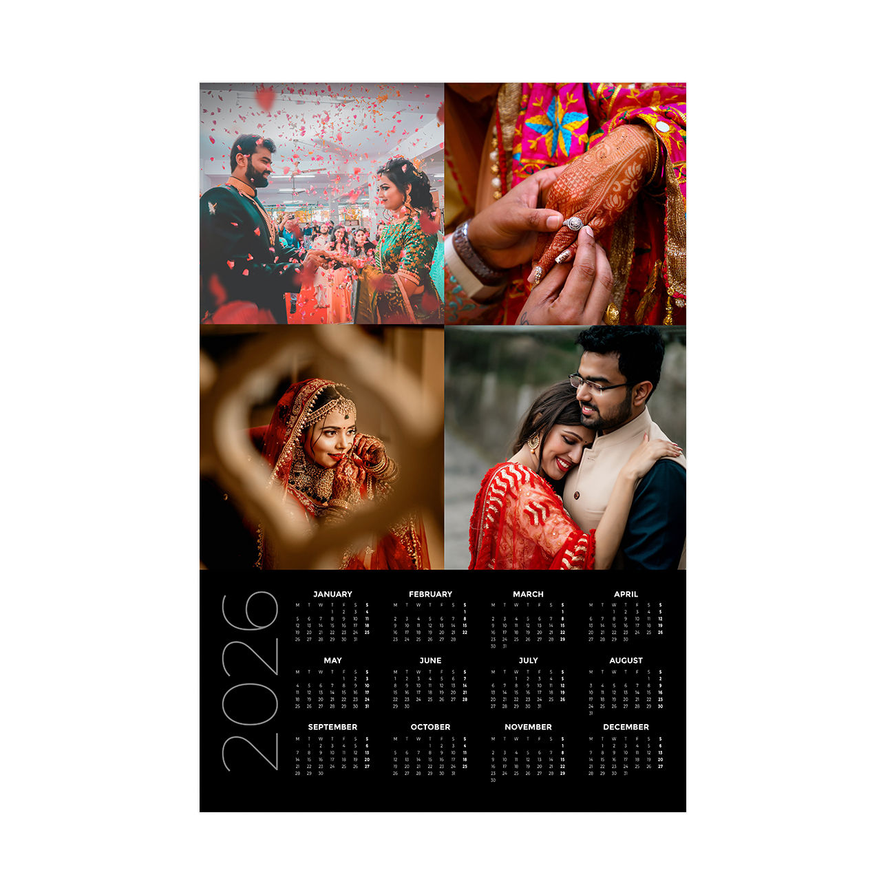 Classic Black Poster Calendar | Zoomin