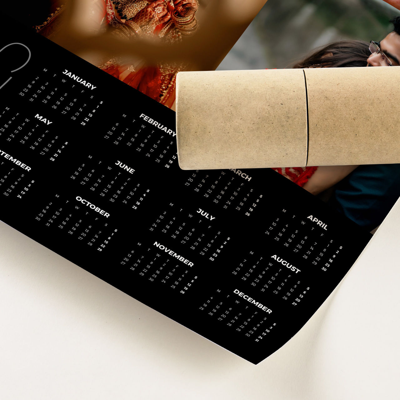 Classic Black Poster Calendar | Zoomin