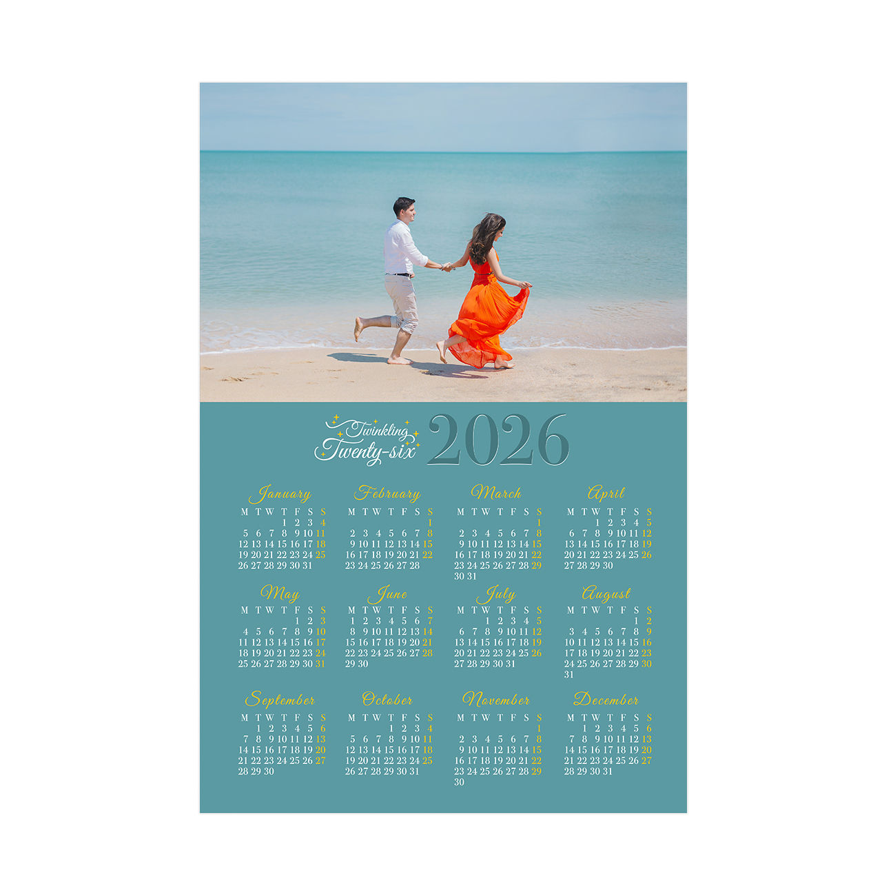 Poster Calendar 2025 - Customized Photo Calendar Posters Online | Zoomin