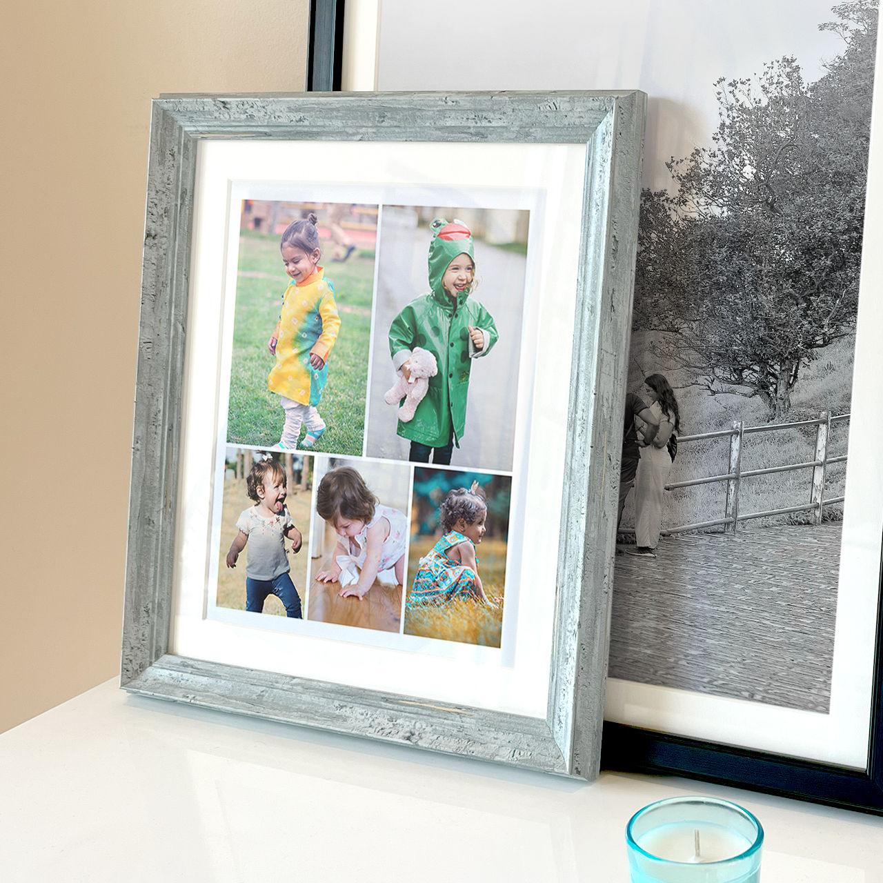 Personalised Grid Photo Frame | 5 in 1 Photo Frame