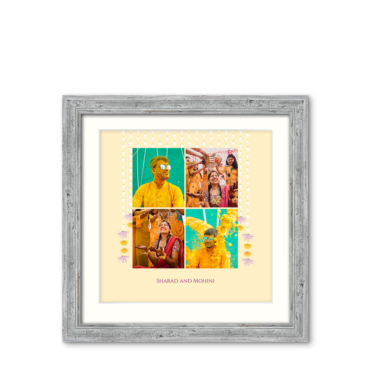 Personalized Haldi Photo Frame online [25% Off]