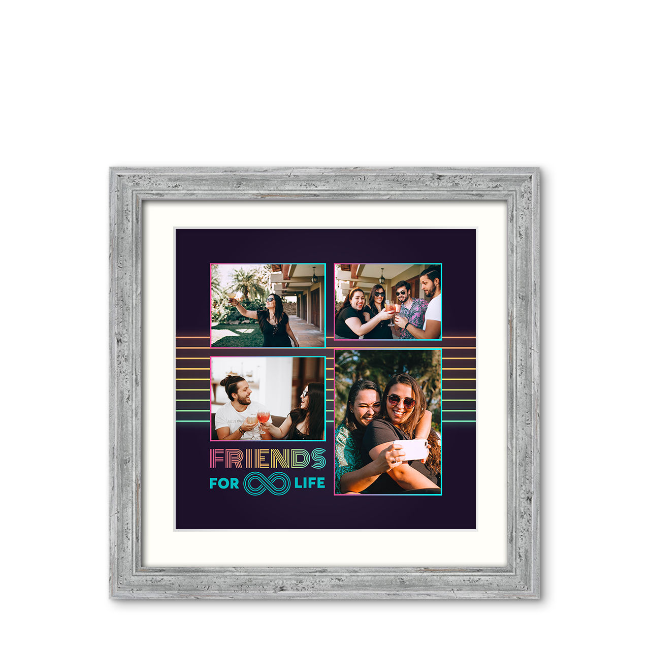 Custom Classic Achromatic Premium Photo Frame Online | Zoomin