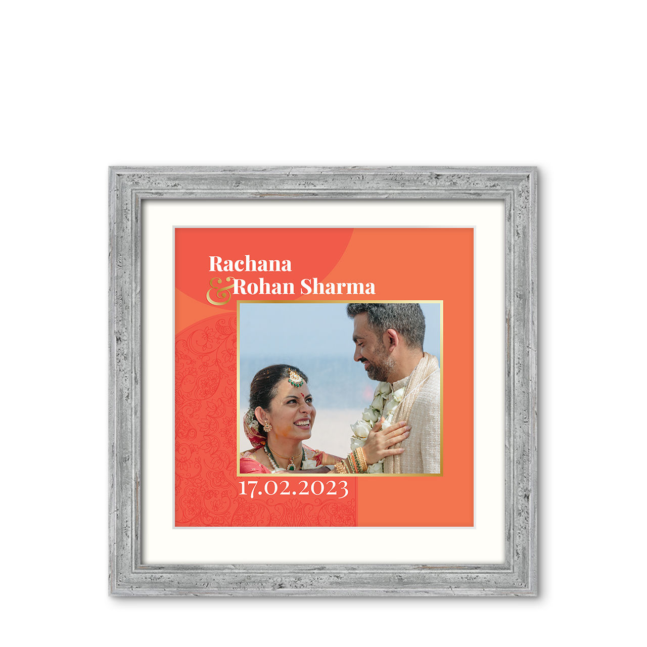 Custom Classic Achromatic Premium Photo Frame Online | Zoomin