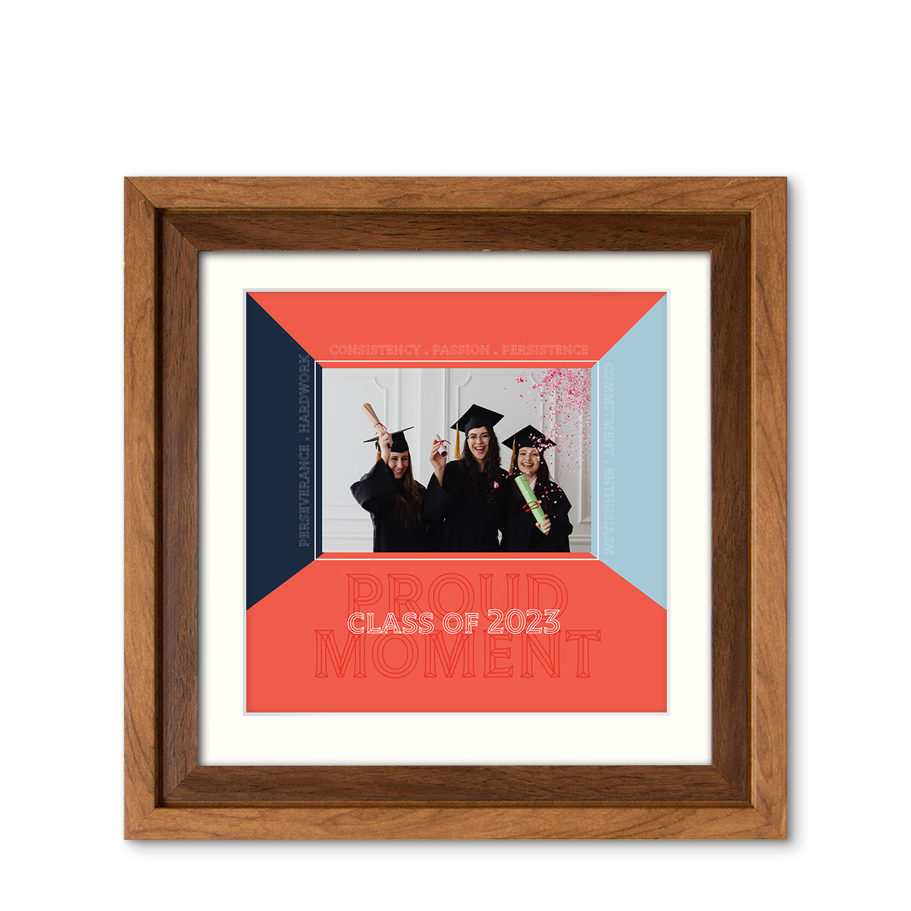 Celebrating Achievements Classic Wood Frames | Zoomin