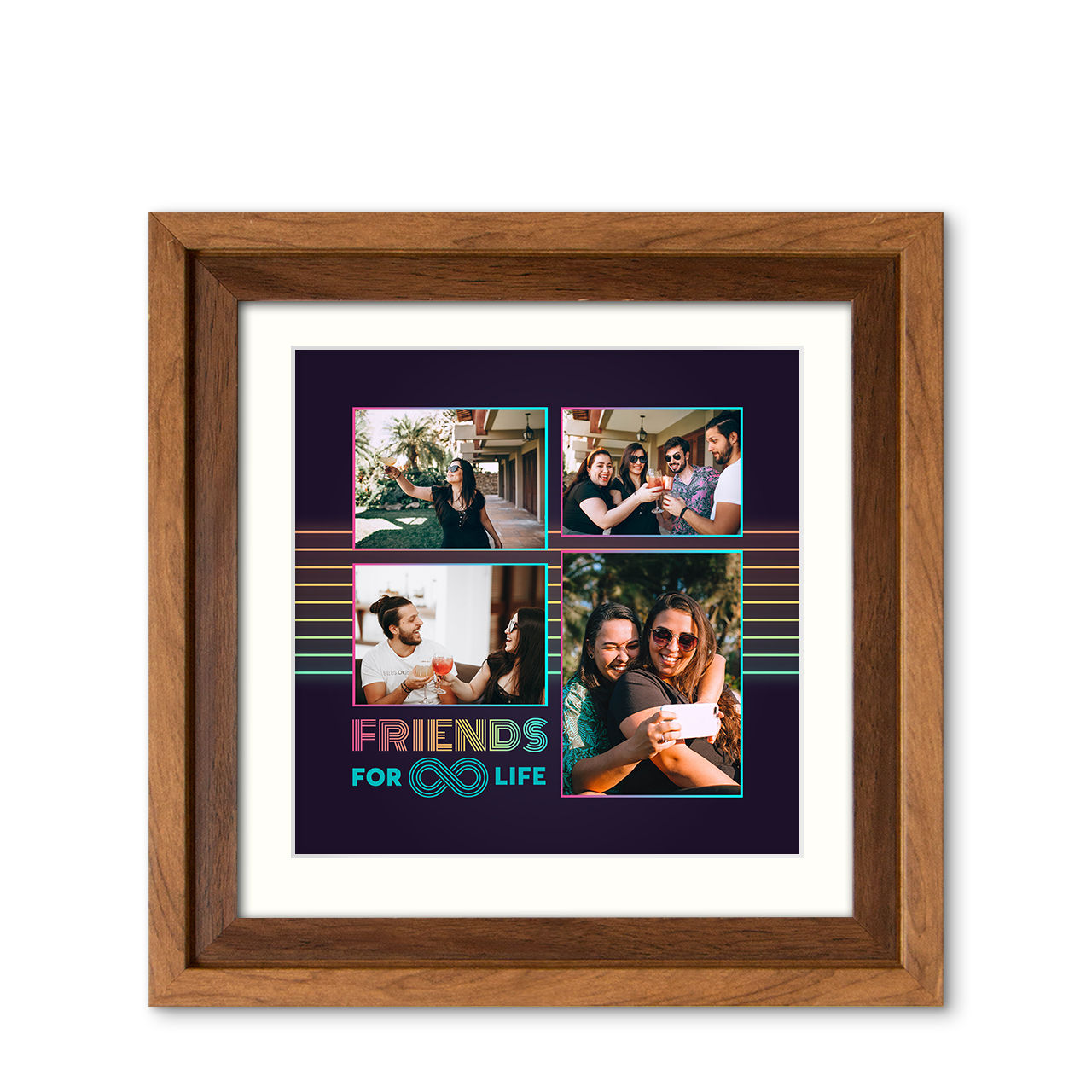 Squad Goals Classic Wood Frames | Zoomin