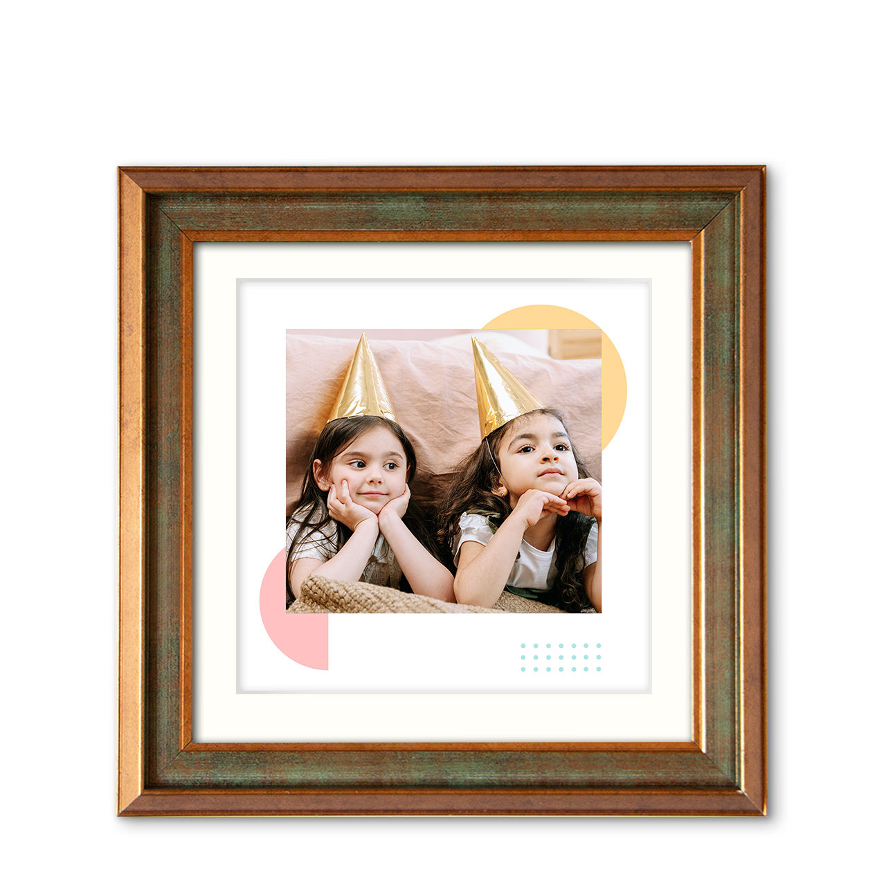 Metallic brush framed print | customized framed prints | Zoomin