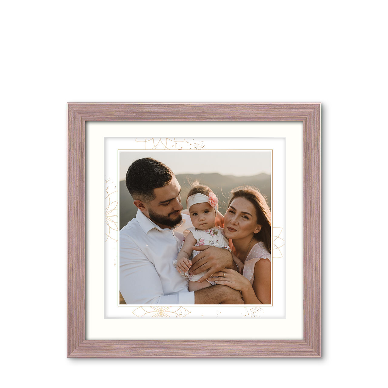 Peace & Joy Metallic Lustre Photo Frame | Zoomin