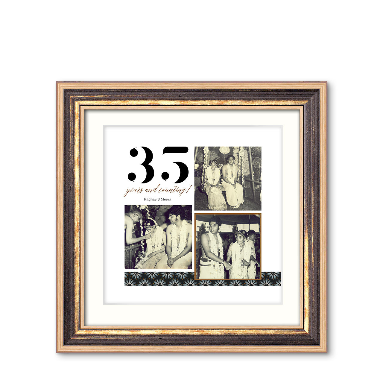 Custom Premium Modern Chestnut Photo Frame Online | Zoomin