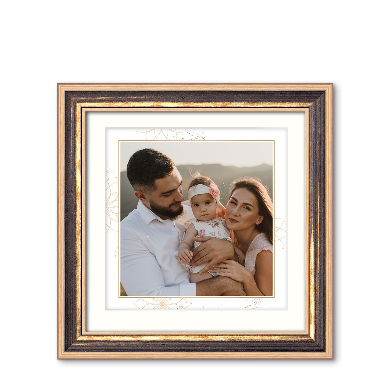 Custom Premium Modern Chestnut Photo Frame Online | Zoomin