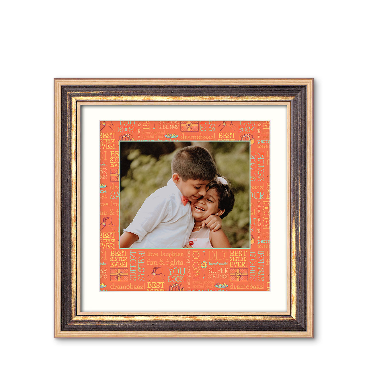 Custom Premium Modern Chestnut Photo Frame Online | Zoomin