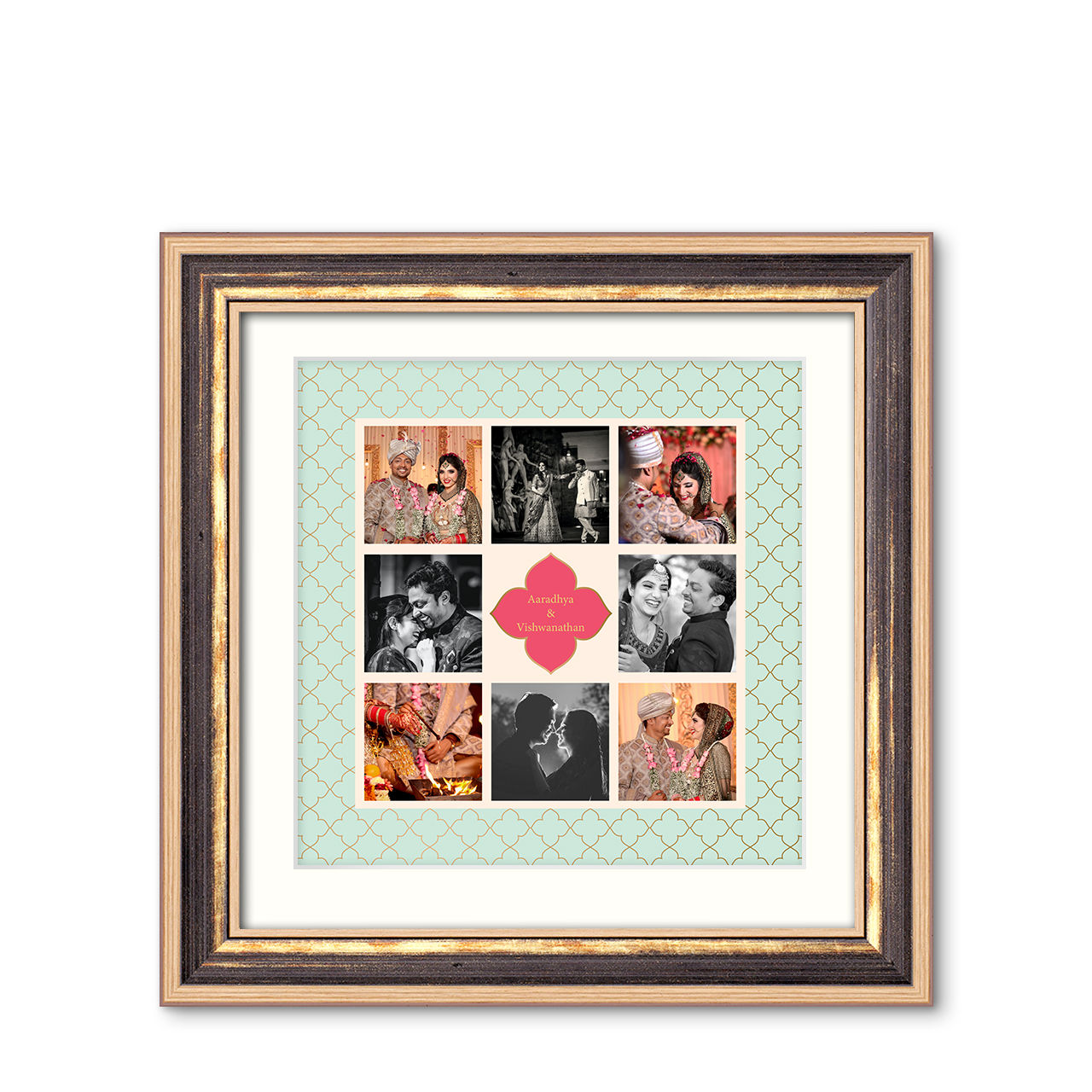 The Royal Celebrations Modern Chestnut Photo Frame | Zoomin