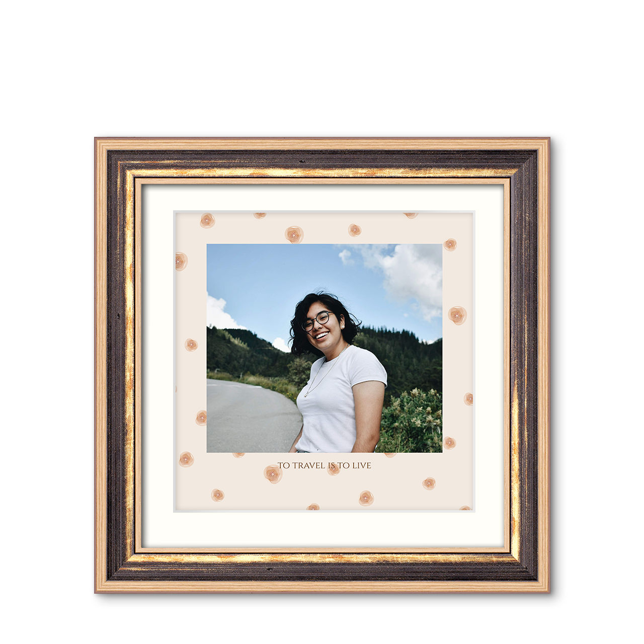 Custom Premium Modern Chestnut Photo Frame Online | Zoomin