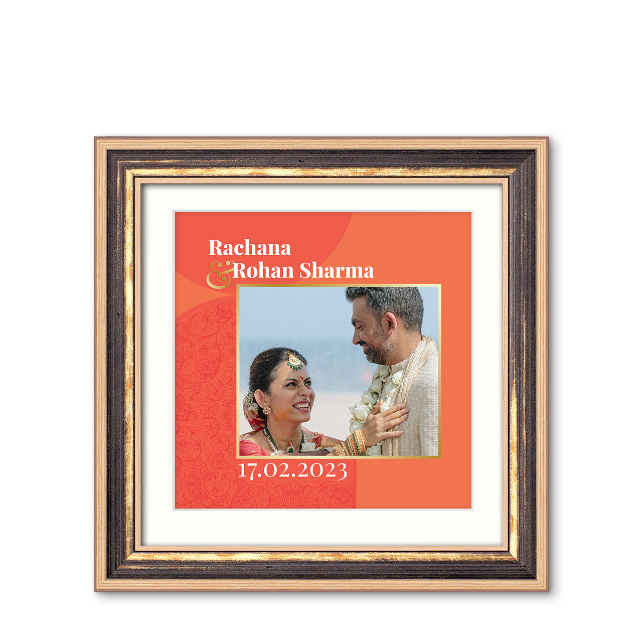 Custom Premium Modern Chestnut Photo Frame Online | Zoomin