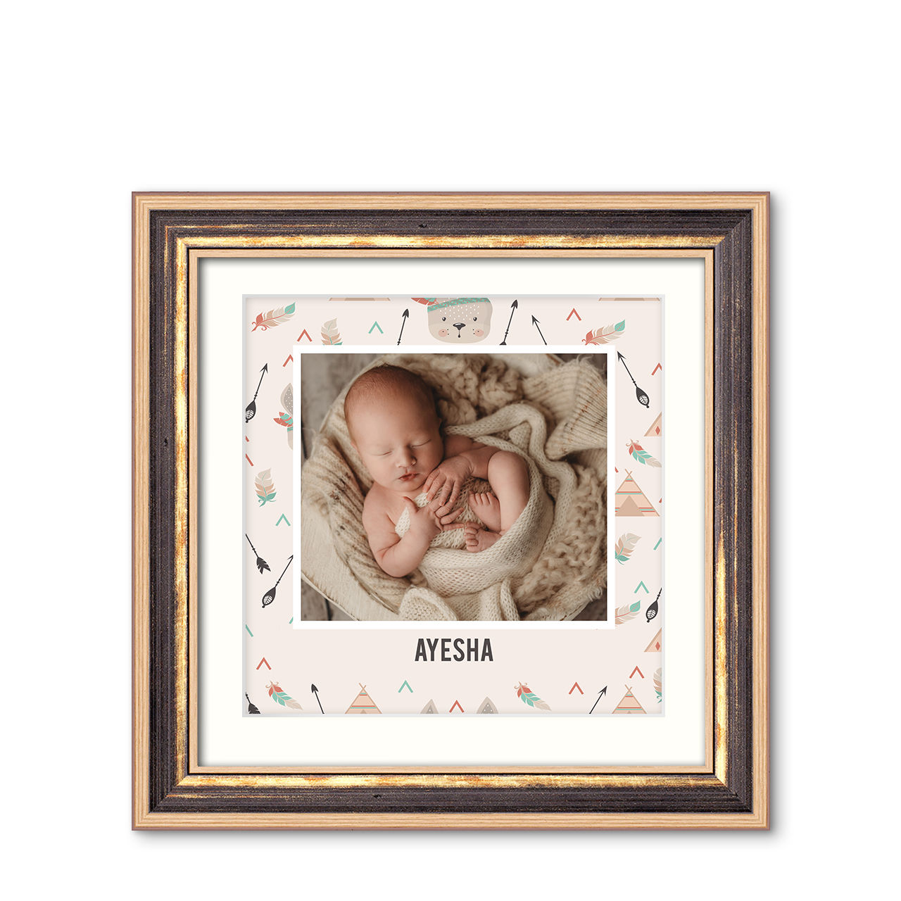 Custom Premium Modern Chestnut Photo Frame Online | Zoomin