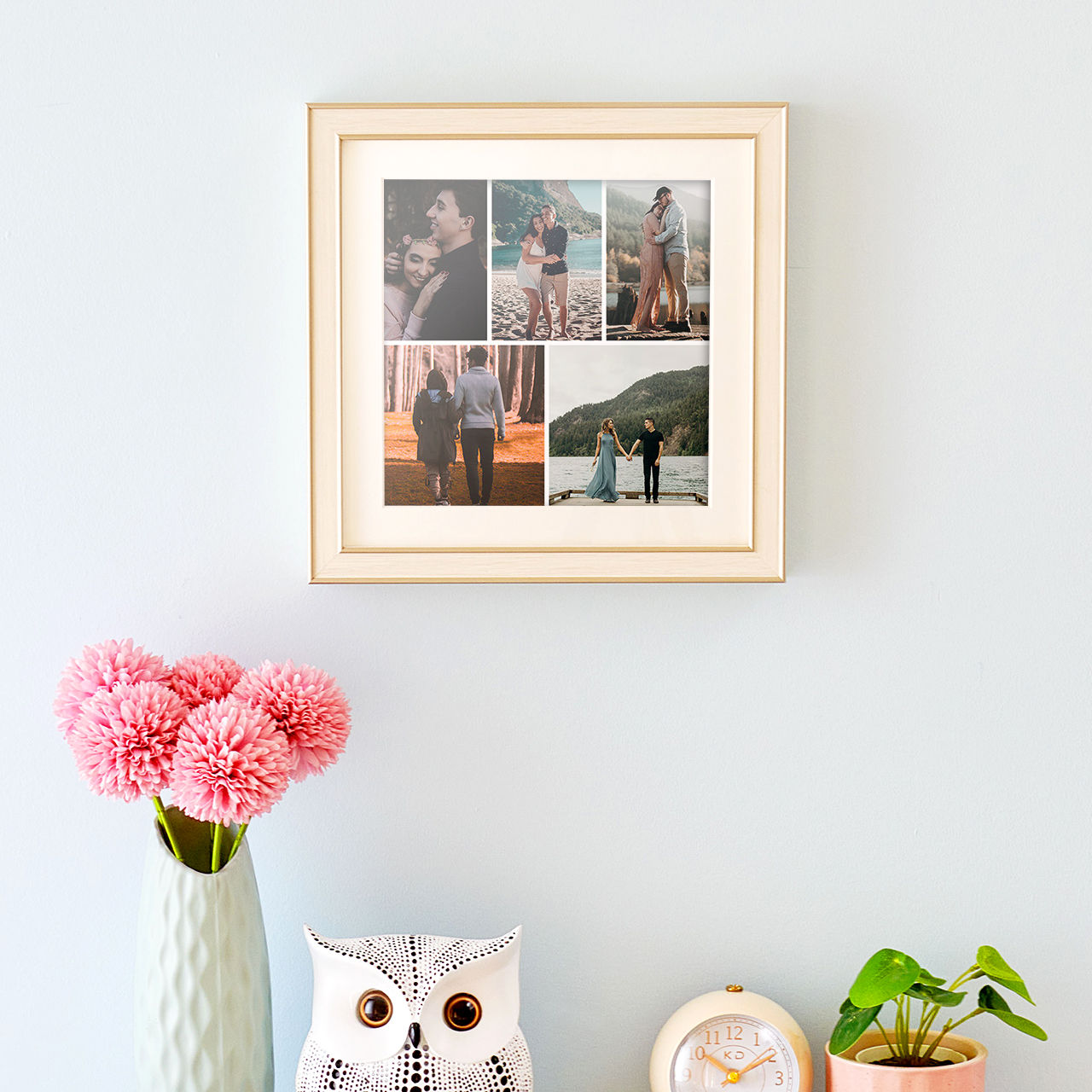 5-Photo Grid Premium Modern Vogue Photo Frame | Zoomin