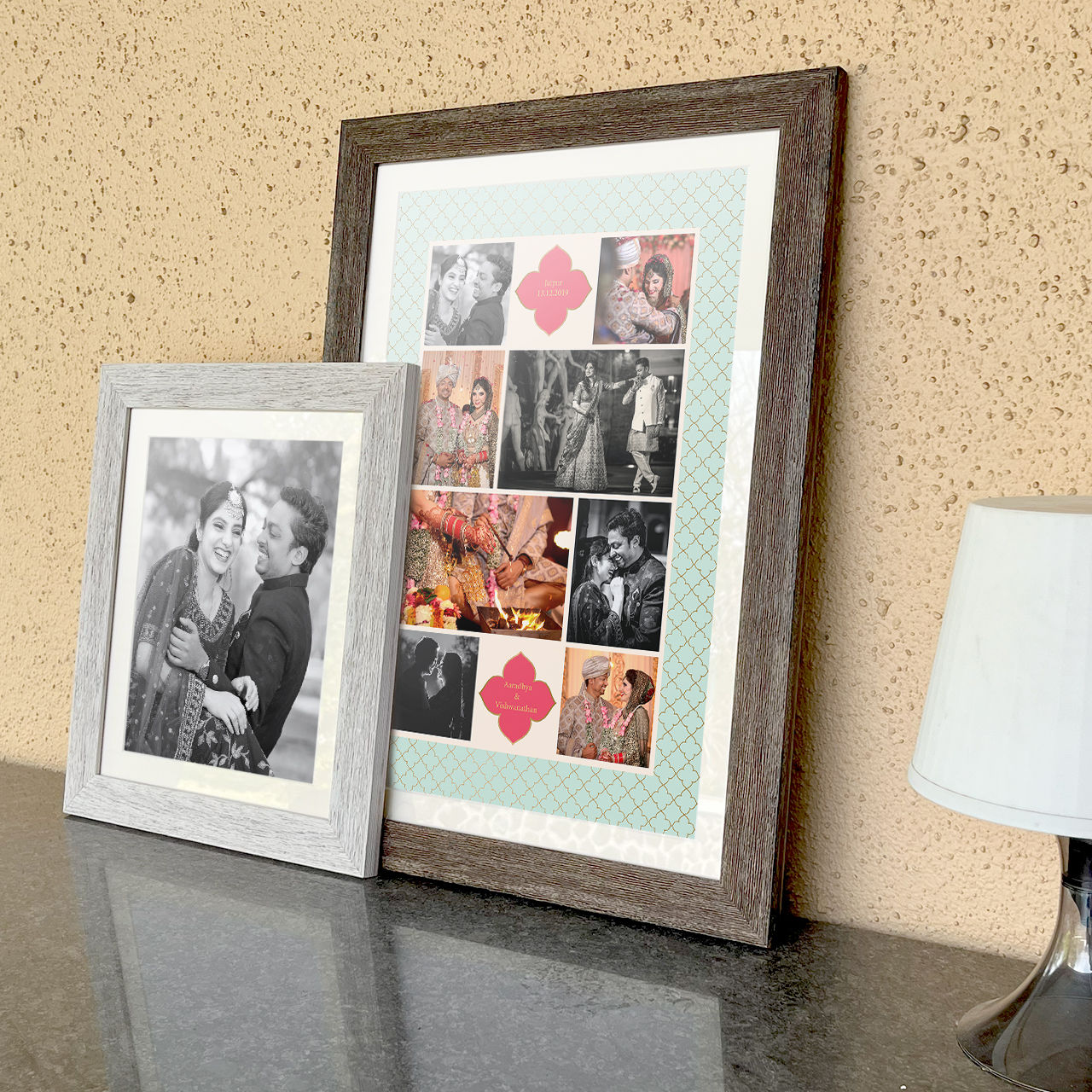 The Royal Celebrations Premium Natural Grooves Photo Frame | Zoomin