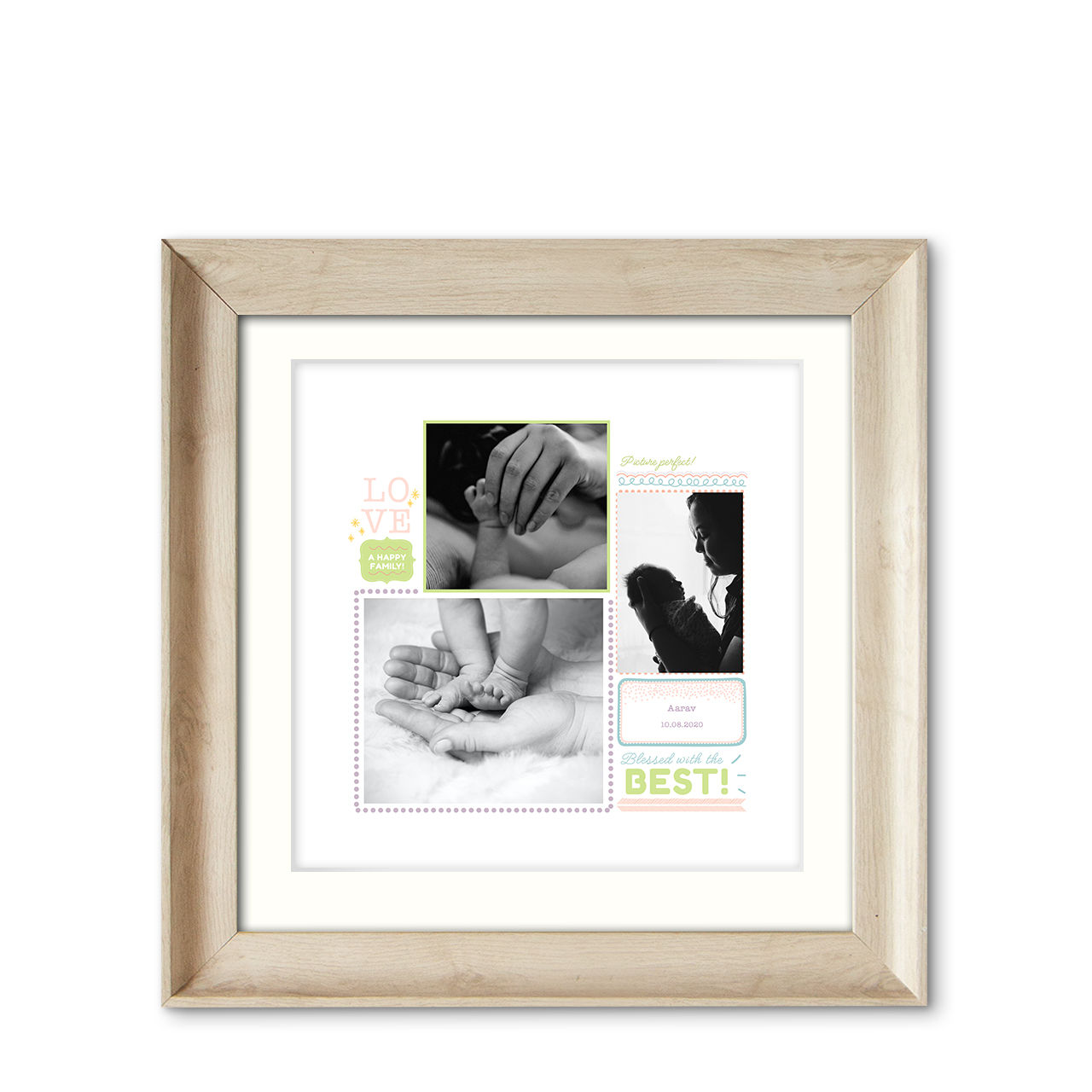 Natural Wood Framed Print | Custom Framed Prints online | Zoomin